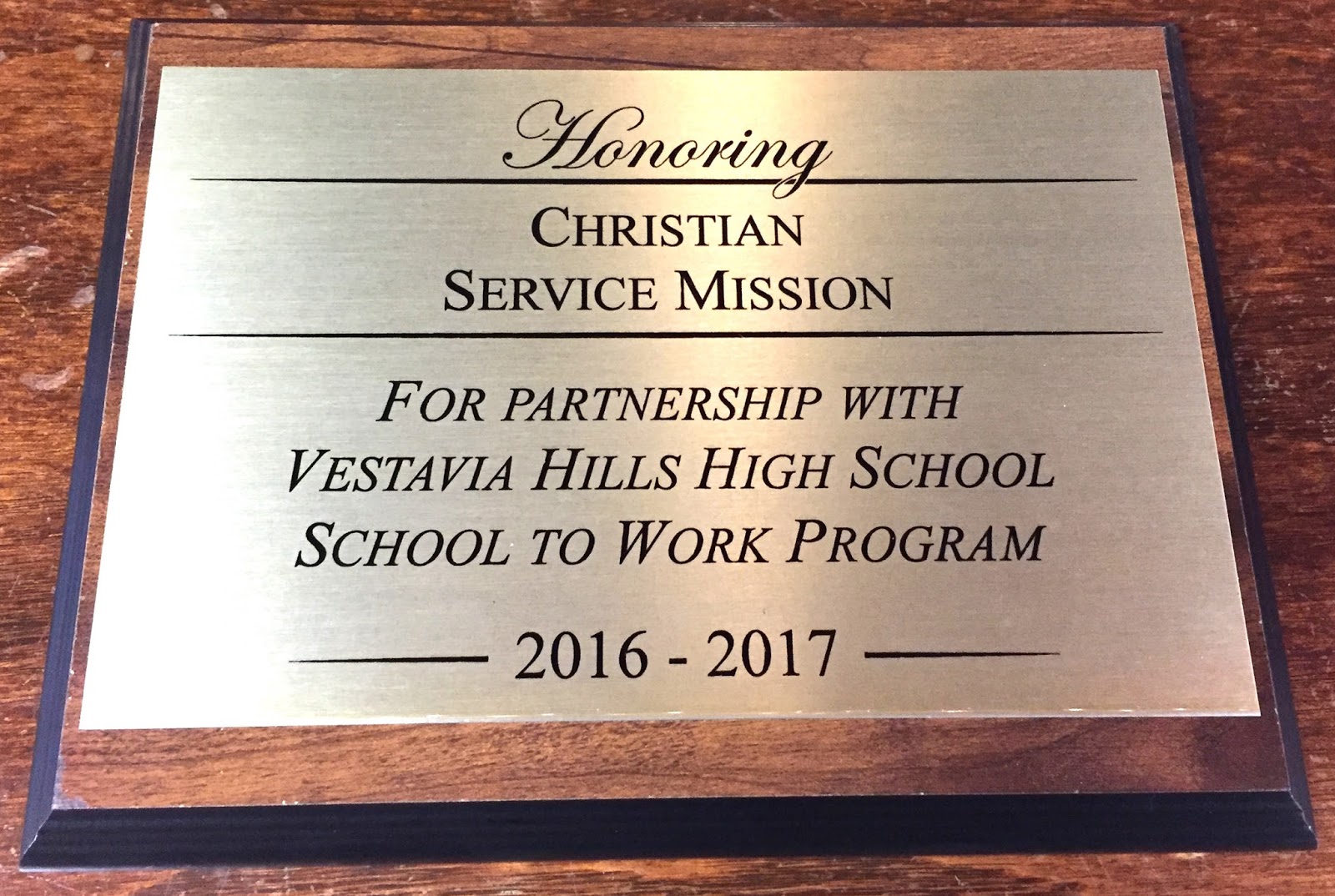 News From Christian Service Mission: VHHS Students Make Big Impact at CSM