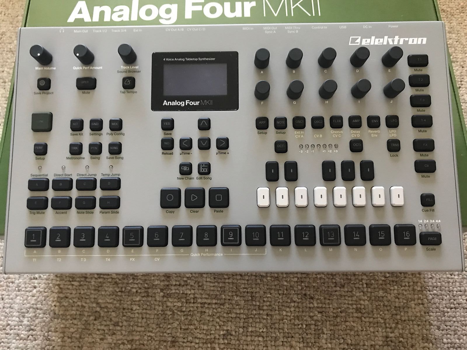 MATRIXSYNTH: Elektron Analog Four MKII w/ Original Box