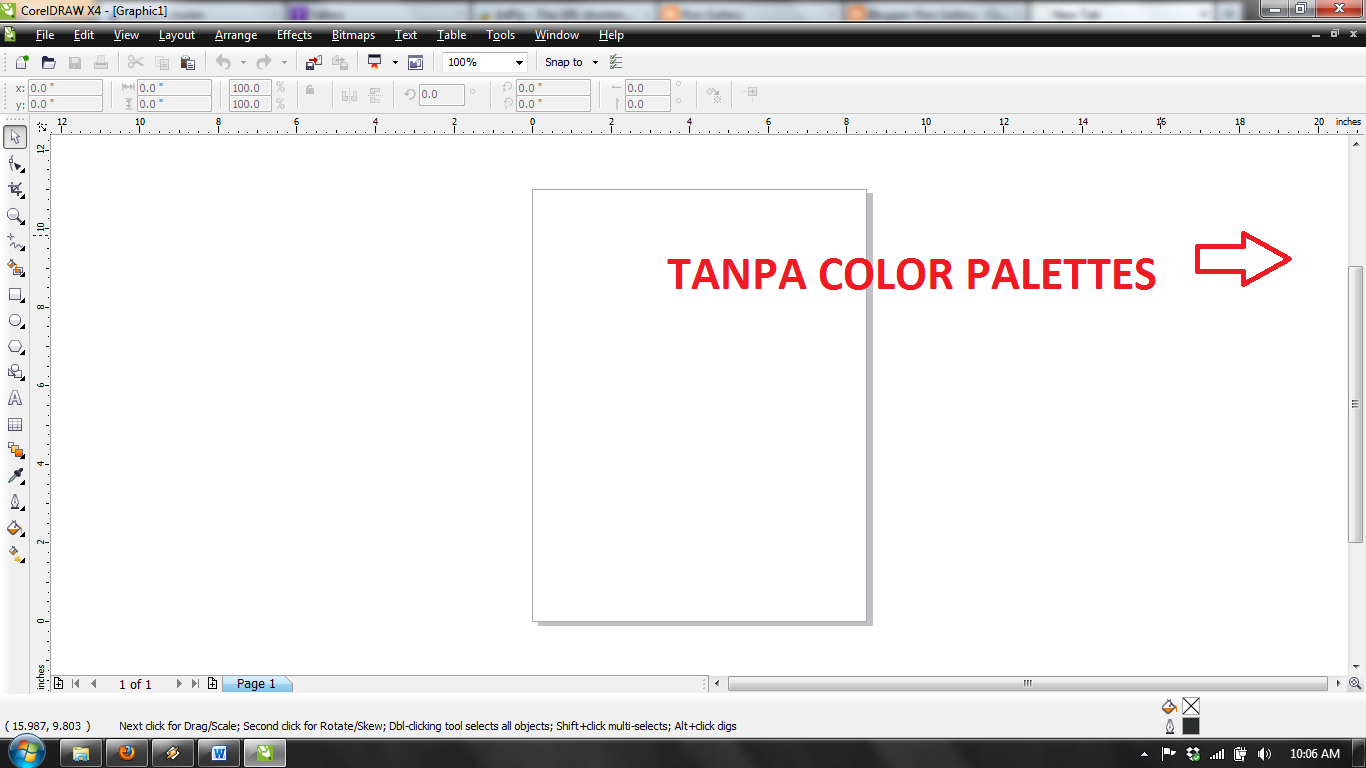 Tutorial Cara Menampilkan Color Palette Pada Coreldraw X Youtube Hot