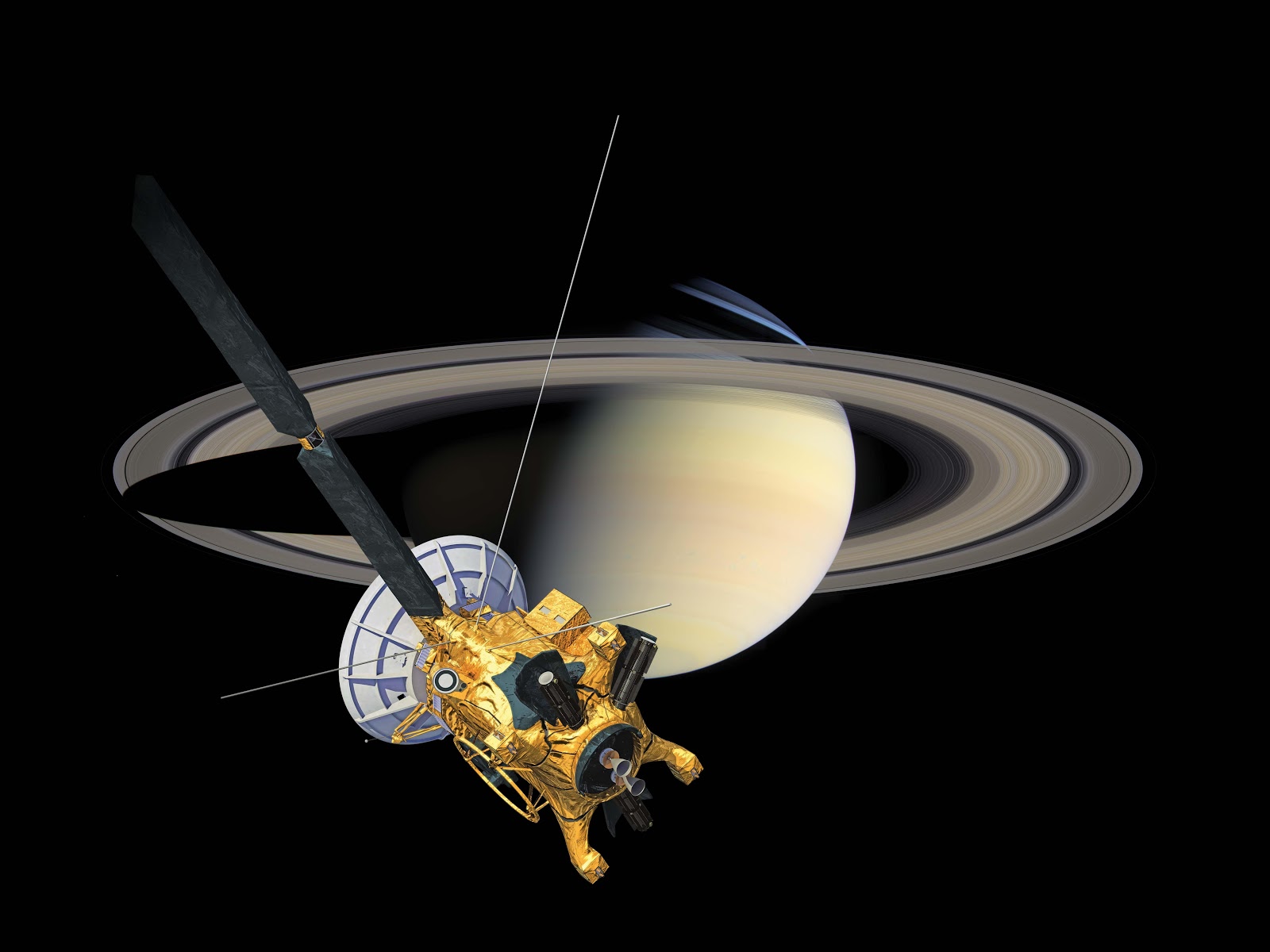 Orbiterch Space News From Cassini For The Holidays A Splendor Seldom Seen