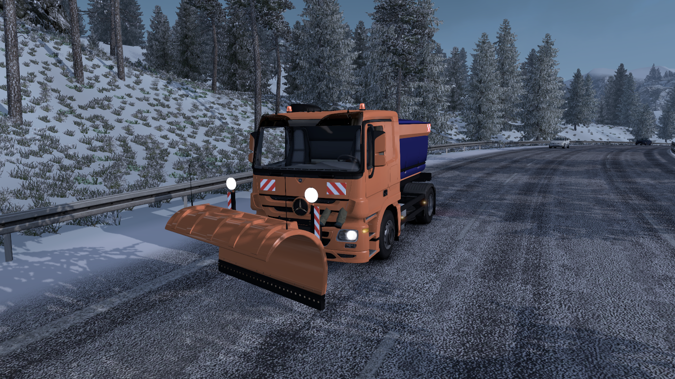 Snow Removal Service in Traffic V1.3 - Euro Truck Simulator 2 Mod World