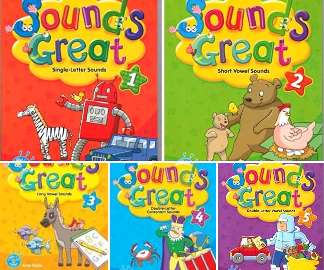 Sounds Great 1-5 . Full Student book , Work Book, Workbook Key, CD ...