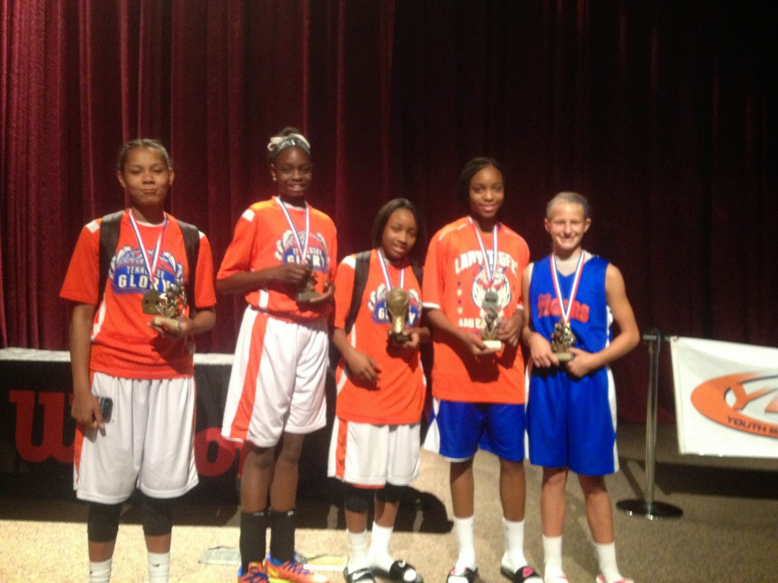 Memphis Girls Basketball: Team Tennessee Glory 7th Grade Squad YBOA ...