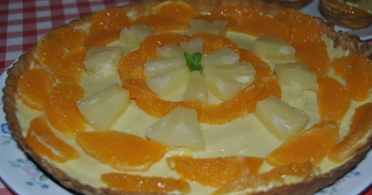 Repostería con Ester: Tarta fría con fruta de temporada y crema pastelera