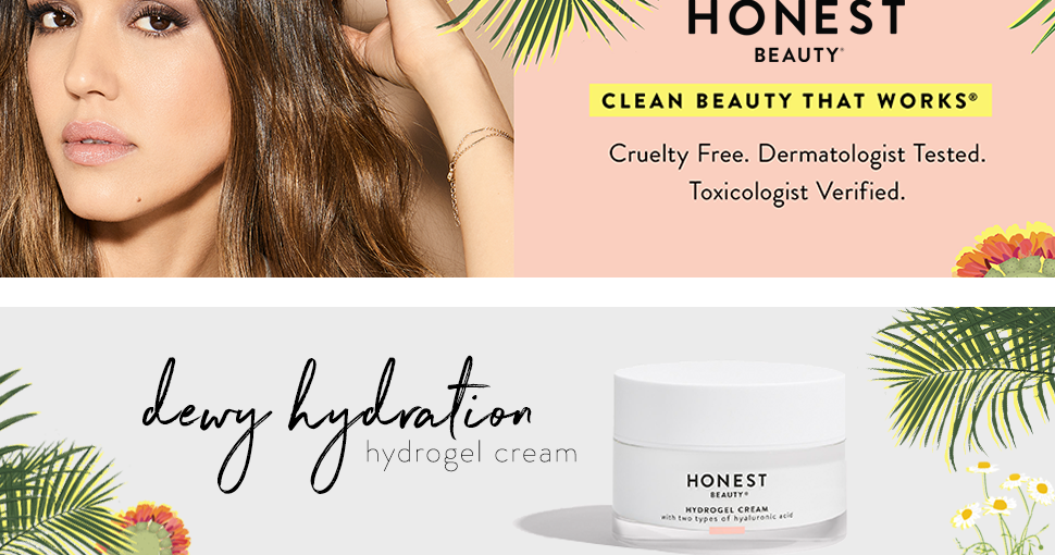 Honest Beauty Hydrogel Cream with Two Types of Hyaluronic Acid & Squalane