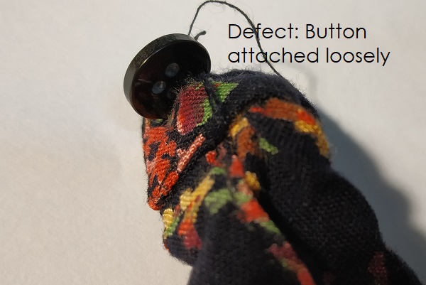 List of Garment Defects with Images