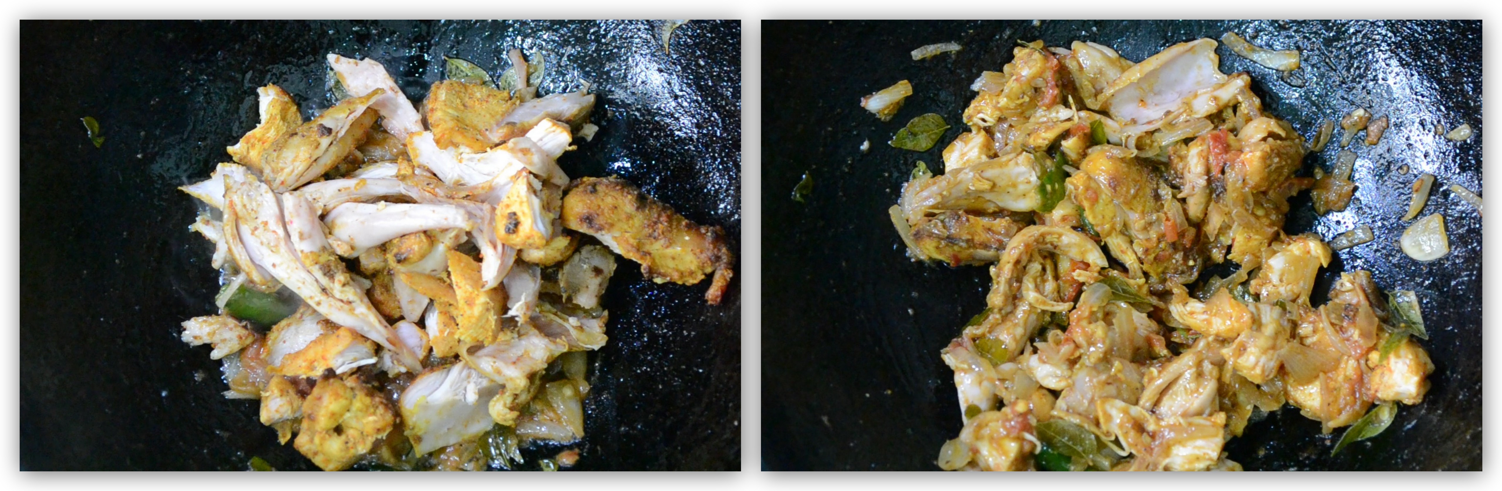 Simple and Yummy Recipes: Leftover Shredded Chicken Curry | Pichi Potta ...