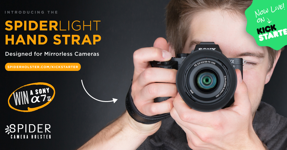 new Spider Holster mirrorless camera hand strap!