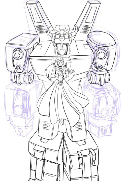 Voltron coloring pages