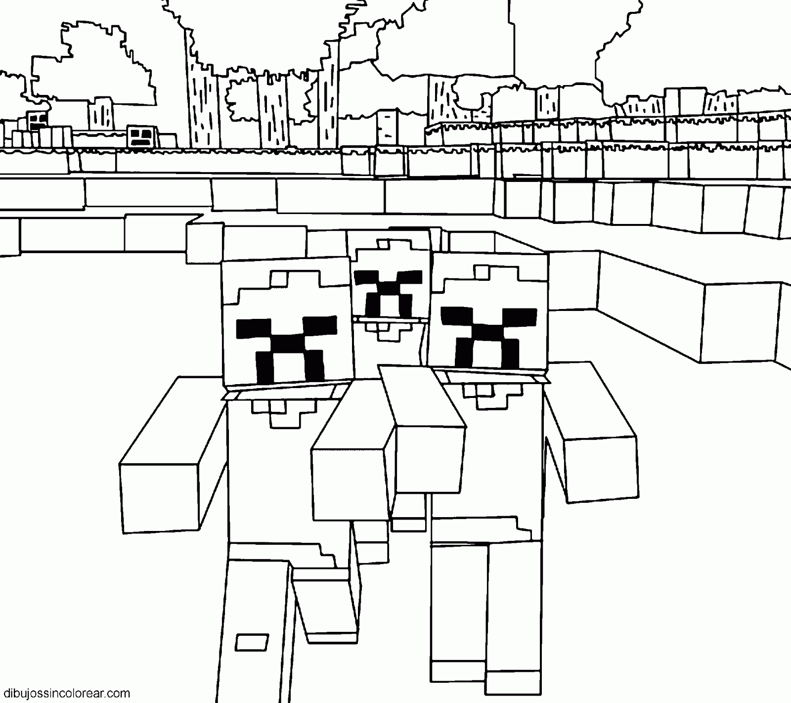 Dibujos de Minecraft para Colorear