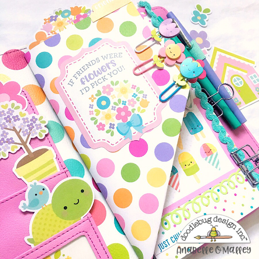 Doodlebug Design Inc Blog: LOTS O' DOTS TRAVEL PLANNER | with Anabelle