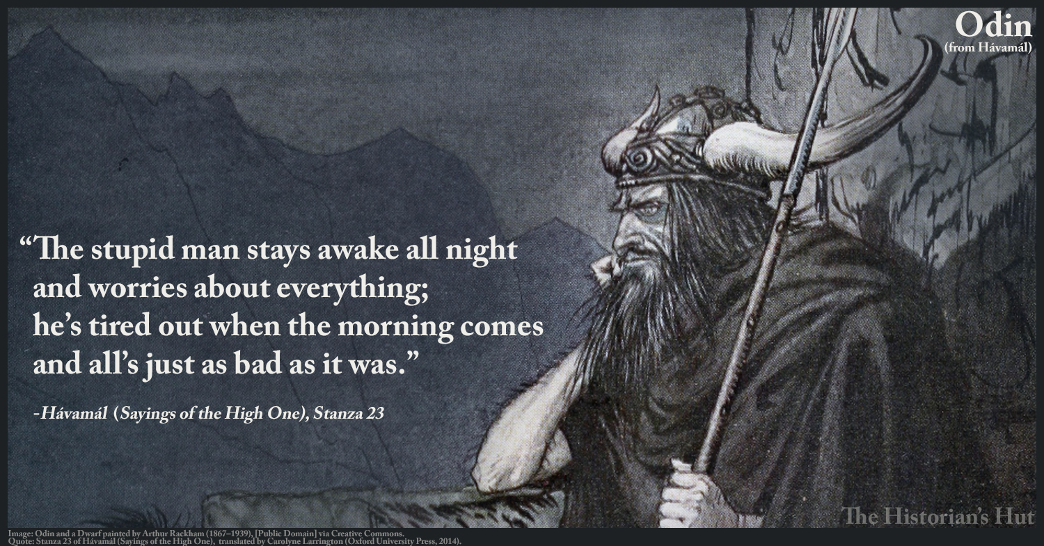 The Historian s Hut Quote Pictures Odin from H vam l the-historian-s-hut-quote-pictures-odin-from-h-vam-l