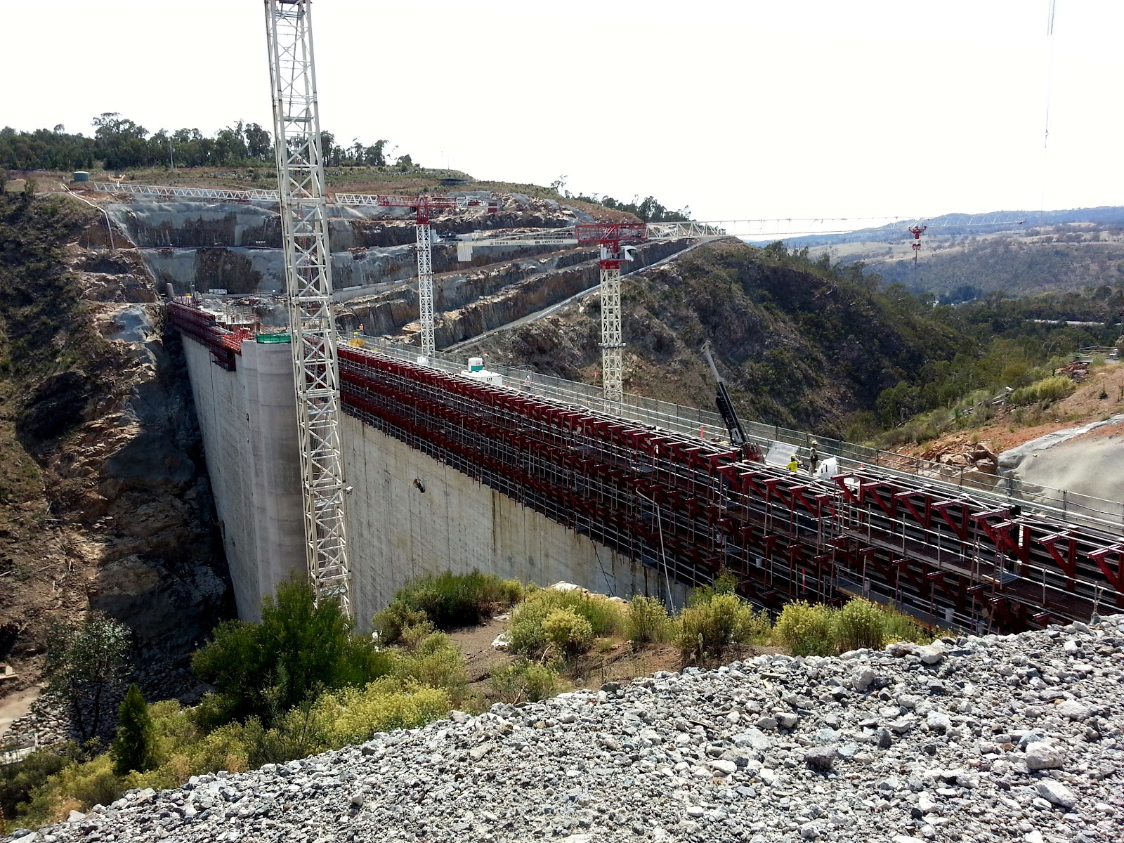 ACT Rural Fire Service Events: RFS staff visit the new Cotter Dam