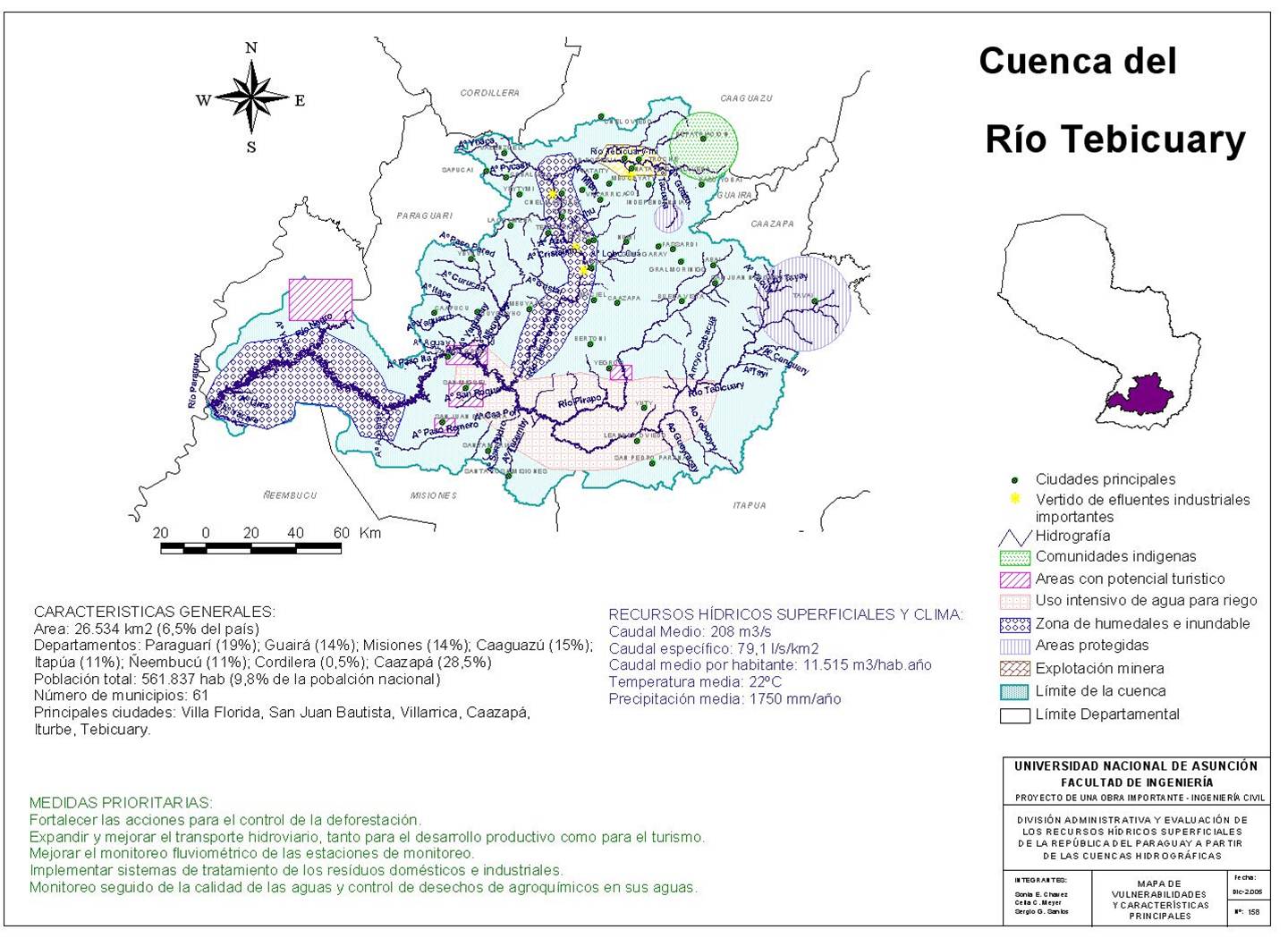 Julio Renan Paniagua Alcaraz: La subcuenca del Río Tebicuary - Cuenca ...