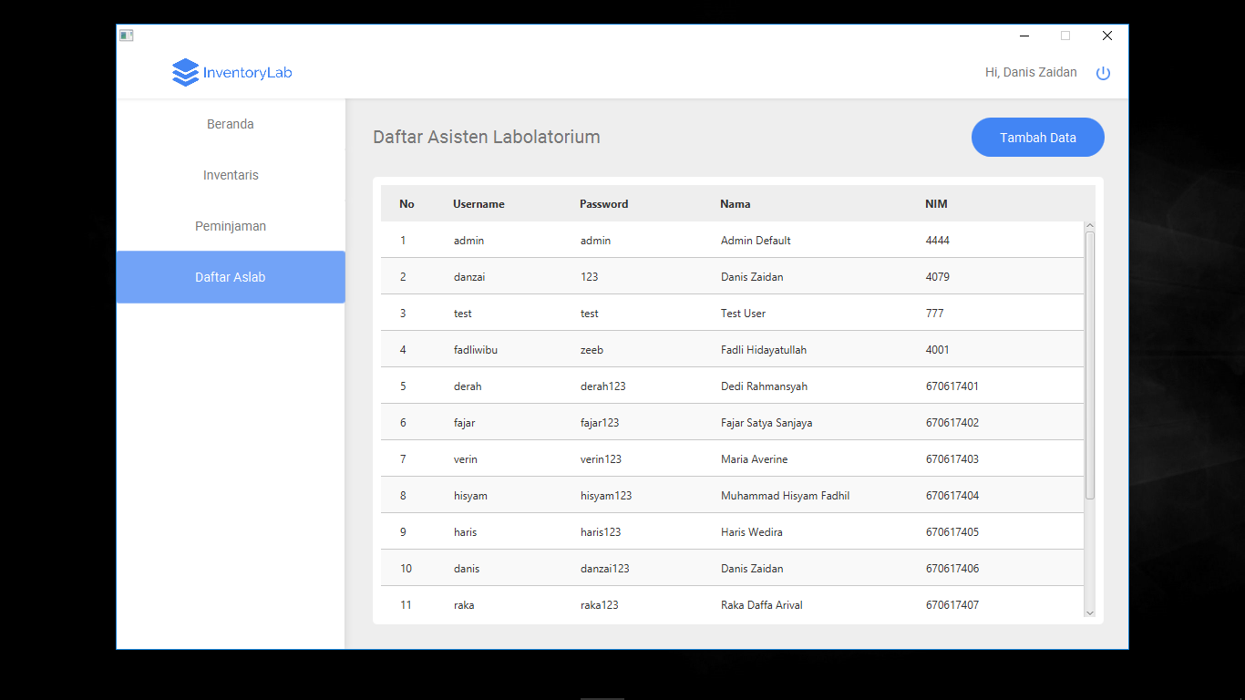GitHub - daniszaidan/InventoryLab: Aplikasi inventaris laboratorium ...