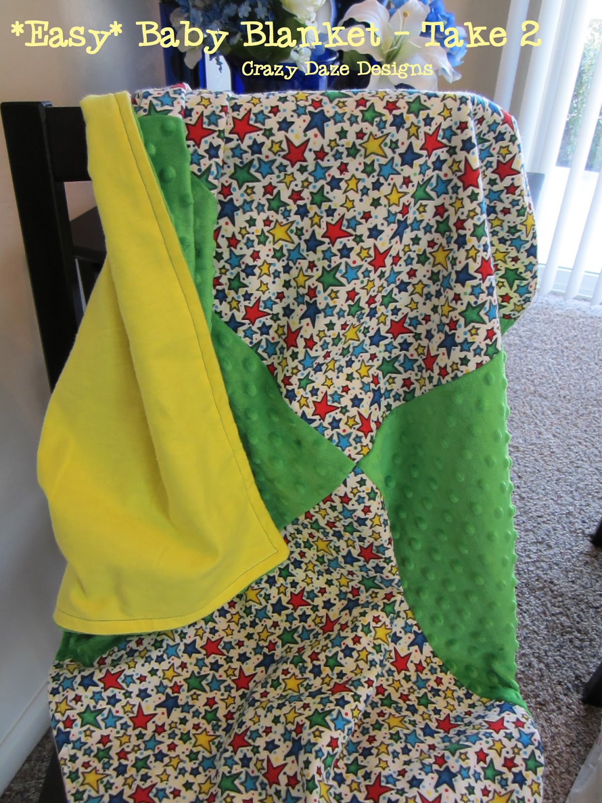 Crazy Daze Designs: The *Easy* Baby Blanket: Take 2