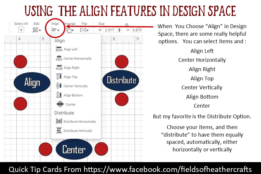 Fields Of Heather: Quick Tip - Using the Align Features In Design Space Fields Of Heather: Quick Tip - Using the Align Features In Design Space