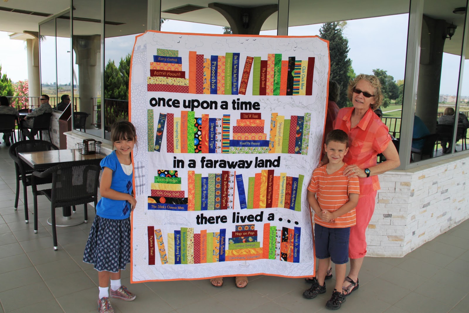 The Magic of Ordinary Days: Teacher gift quilt - "Gateway to Imagination"