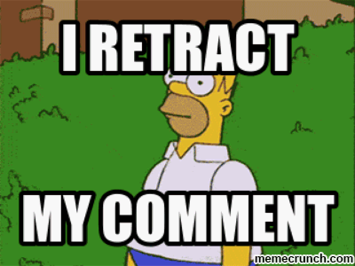 As Dissertações do BaKano: Ainda vou ter que me retractar