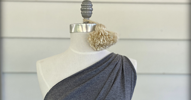 WobiSobi: Double Tied, One Shoulder Tee