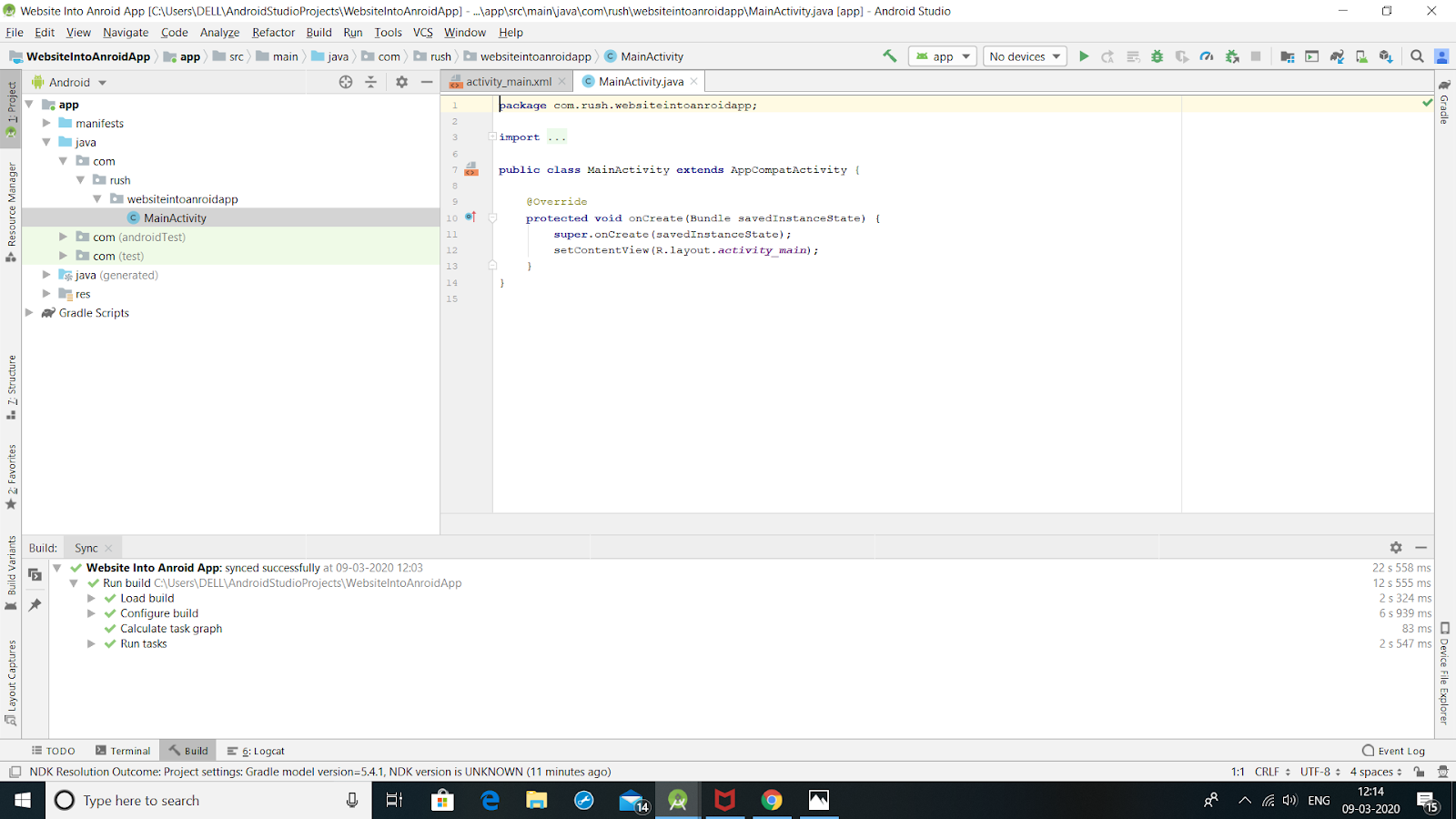 Convert Your Website into an Android App Using Android Studio.With ...