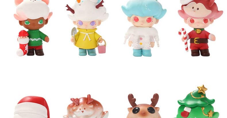 NCSX Video Games and Toys: TOYS POPMART X Dimoo World Dimoo Xmas ...