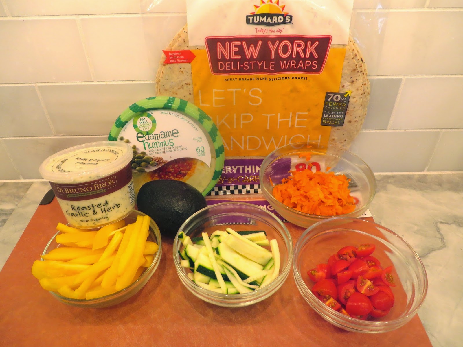 The Wooden Spoon Diaries: Kim's Veggie Wrap with Edamame Hummus