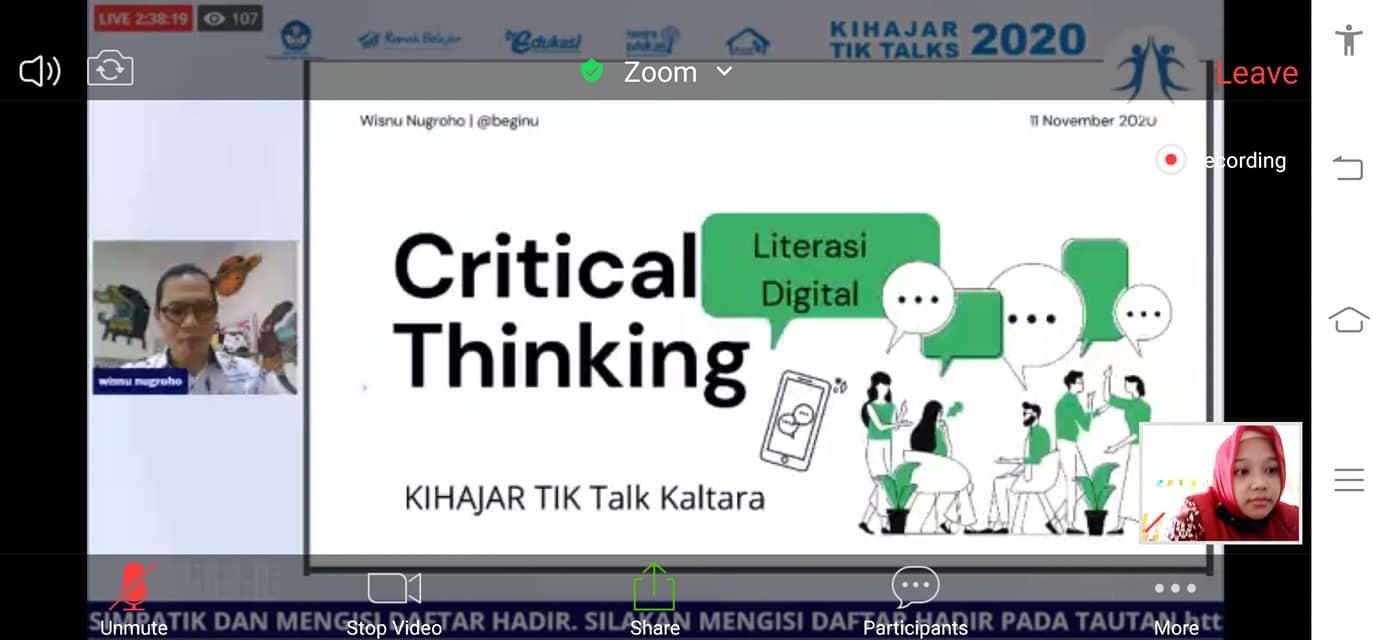 *: KIHAJAR TIK TALKS Kalimantan Utara 11-11-2020