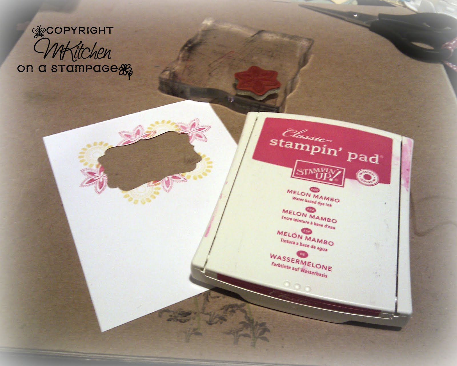 Technique Time Tuesday: Stamped Punch Window--First Ever Challenge!