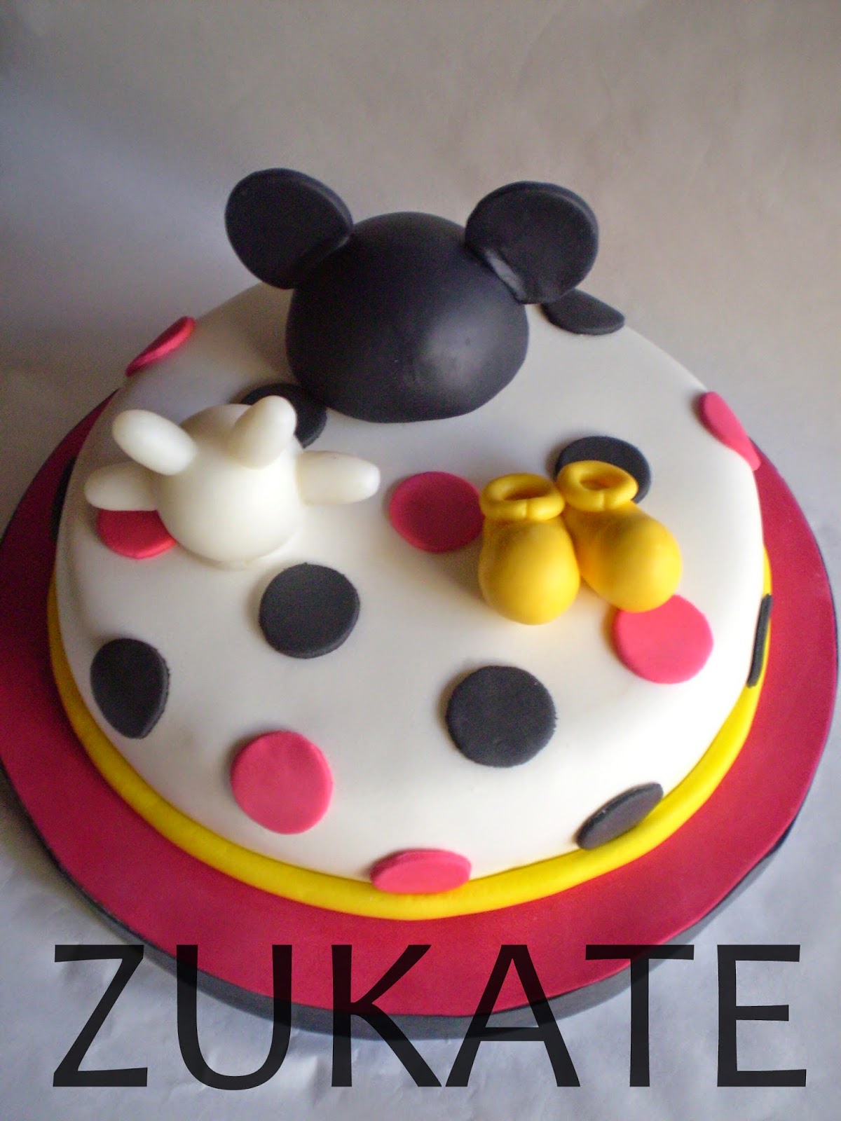TORTA DE MICKEY MOUSE PARA SANTINO | ZUKATE