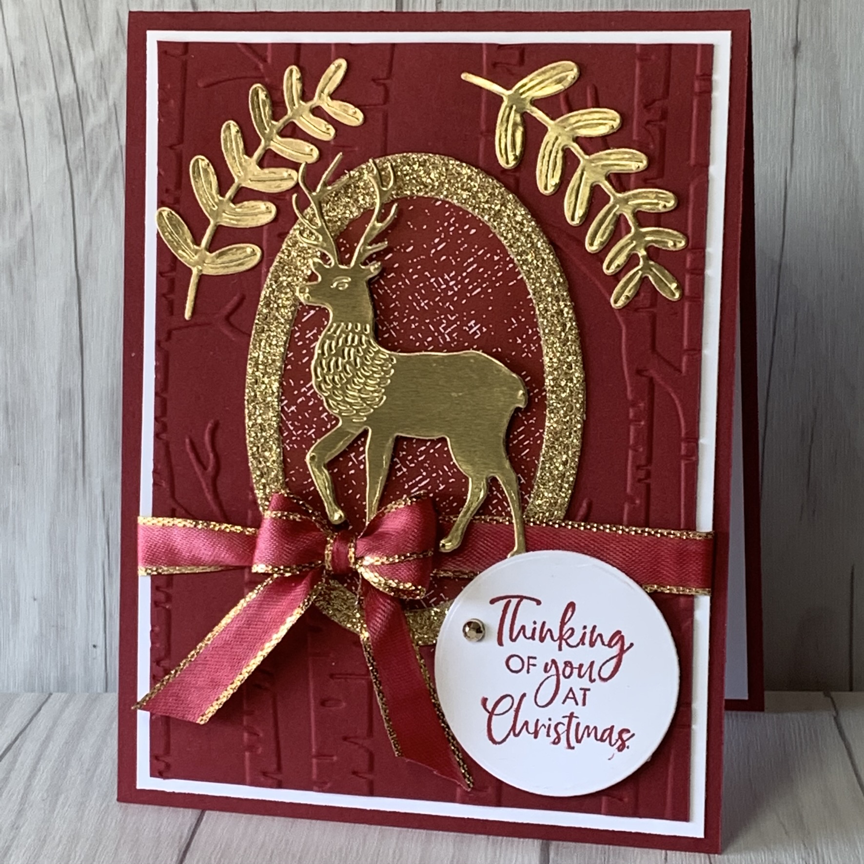 One More Deer Christmas Card usign Stampin' Up! North Pole Wonders Dies ...