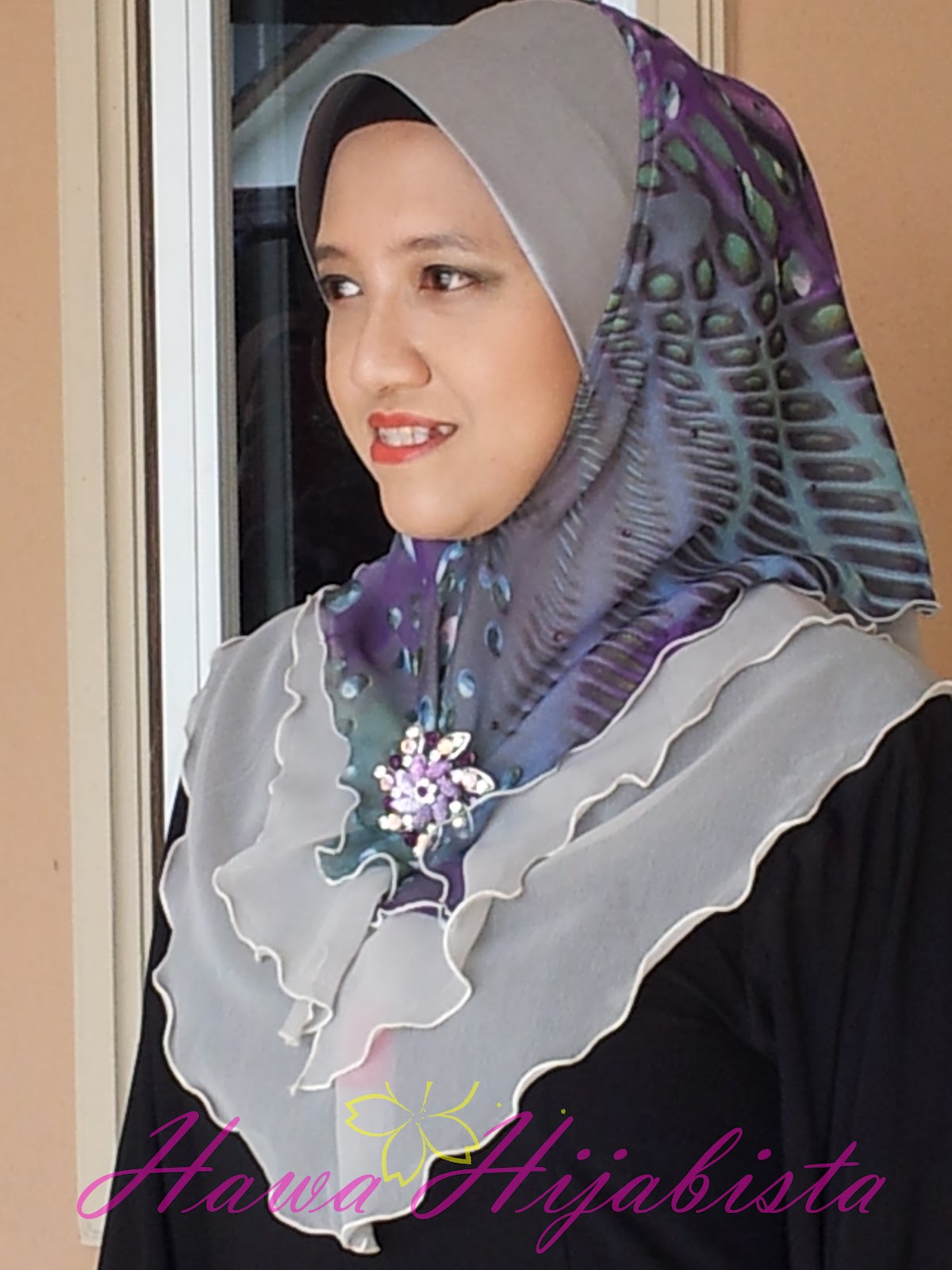 003: CHIFFON 3 LAYERS CORAK - (Ela S.T) | :: HAWA HIJABISTA :: online ...