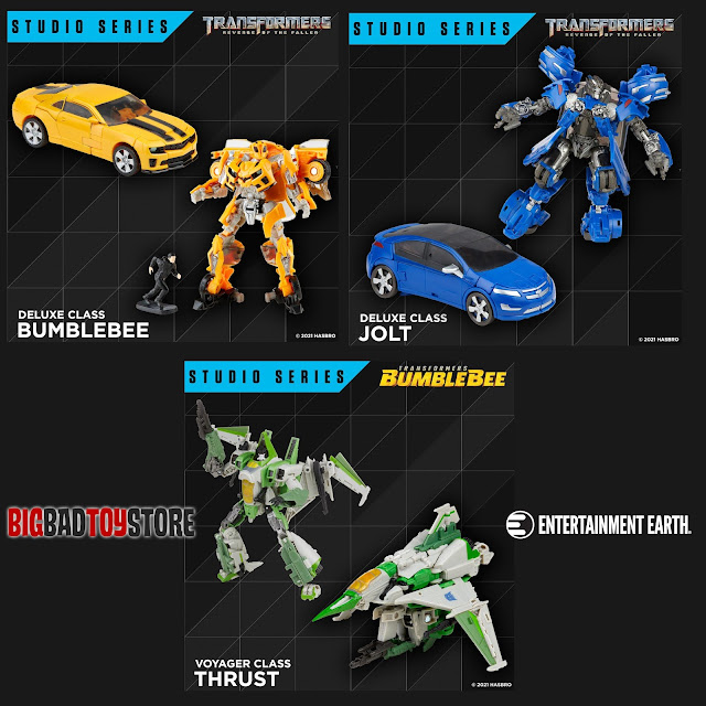 Transformers Studio Series Jolt, Bumblebee and Thrust preorders open
