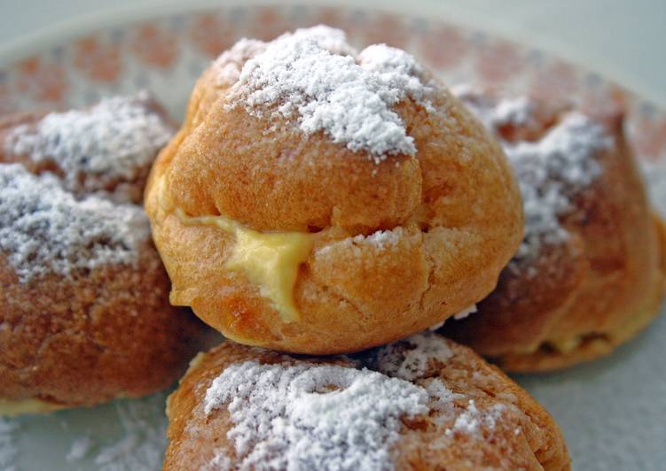 How to Make Choux Puffs (Cream/Custard Puffs) Recipe - Berita Hangat