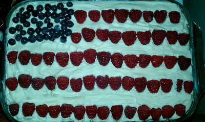The Lyons' Den: American Flag Jello Cake