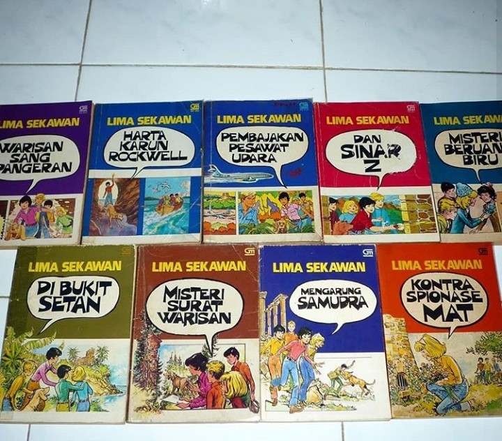 Koleksi Buku Lima Sekawan Enid Blyton - Catatan Mamito