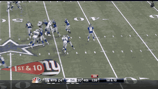 Presidents Cup Streaker: Eli Manning pouts after pick-six interception ...
