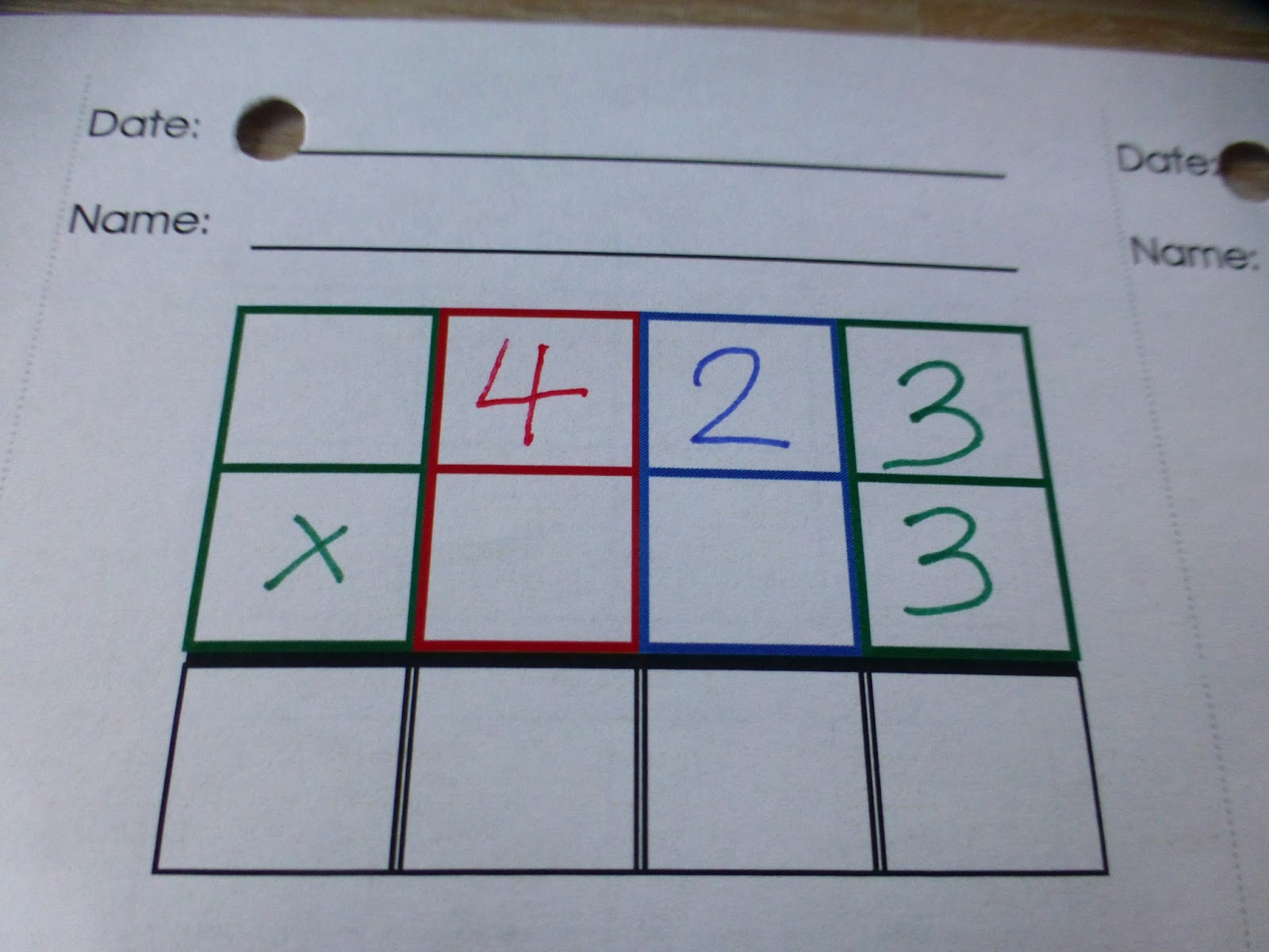 Family FECS: Montessori Activity: Small Bead Frame - Dynamic Multiplication