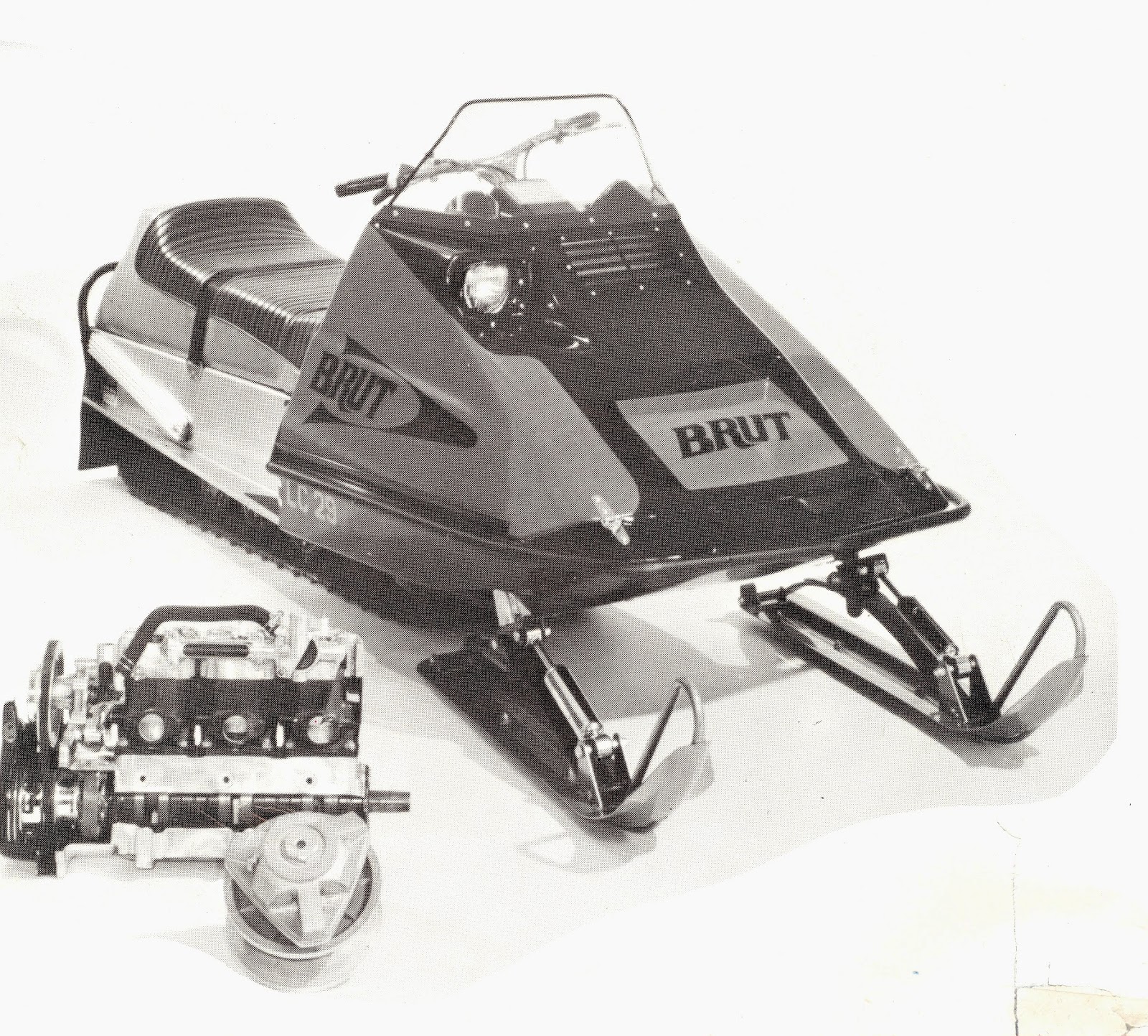 CLASSIC SNOWMOBILES OF THE PAST: BRUT POWER