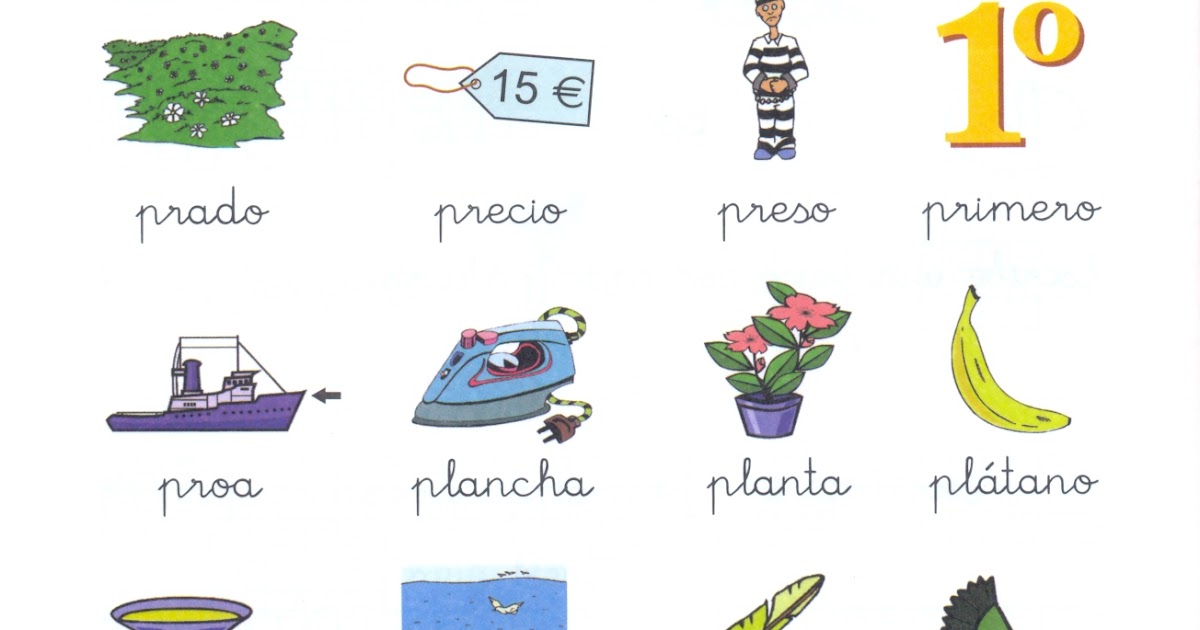 NEL EL TIMONEL: SÍLABAS TRABADAS PR-PL