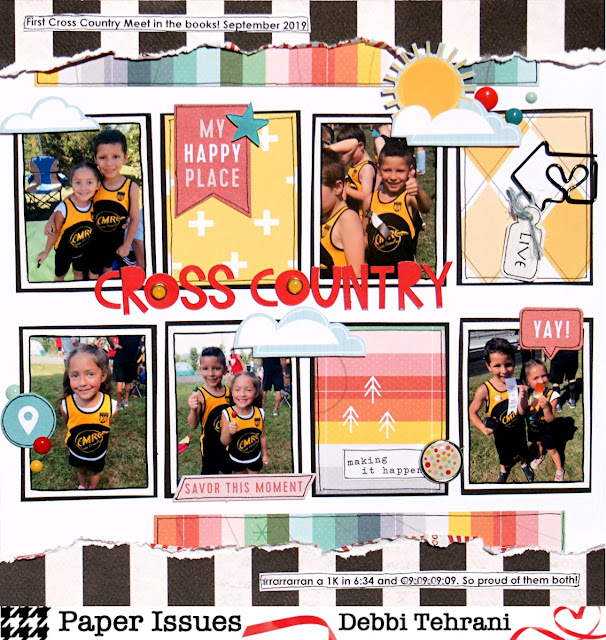 Little Scraps of Magic: Cross Country | Paper Issues 30 Days of ...