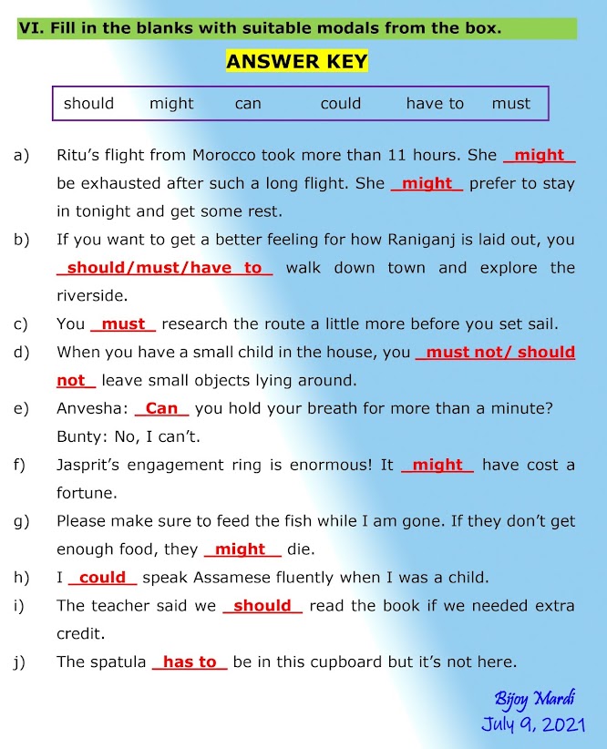MAGIS MODAL VERBS Exercise 1 magis-modal-verbs-exercise-1
