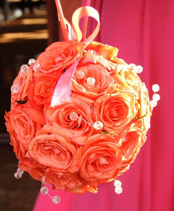 The Pomander Bouquet or Kissing Ball ~ Wedding Bells