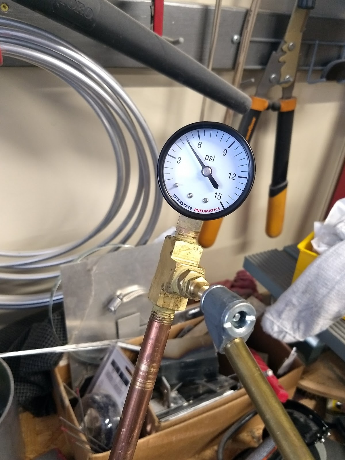 Just Highlander 371: Pressure test of header tank