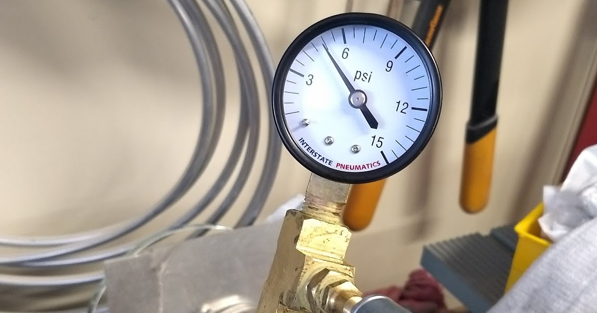 Just Highlander 371: Pressure test of header tank