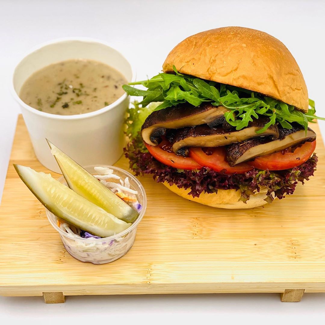 Type of burger: Portobello Mushroom Burgers - types of burgers