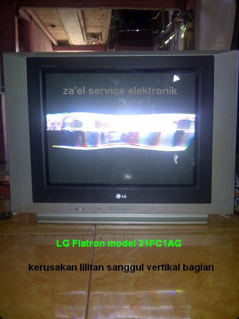 TV LG Flatron gambar menyempit ~ za'el service elektronik