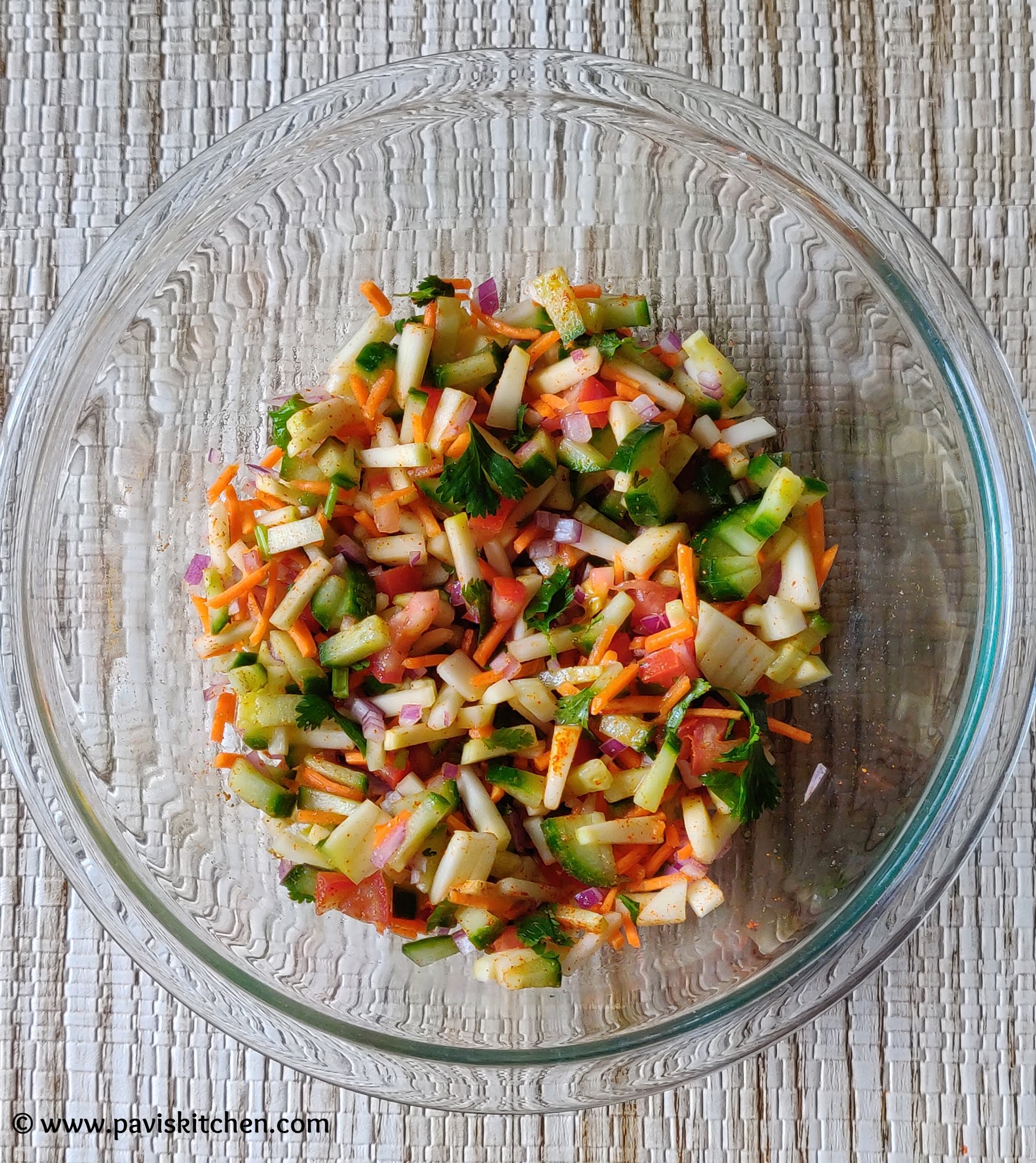 Green mango salad recipe | Raw mango salad Indian | Mango kachumber ...