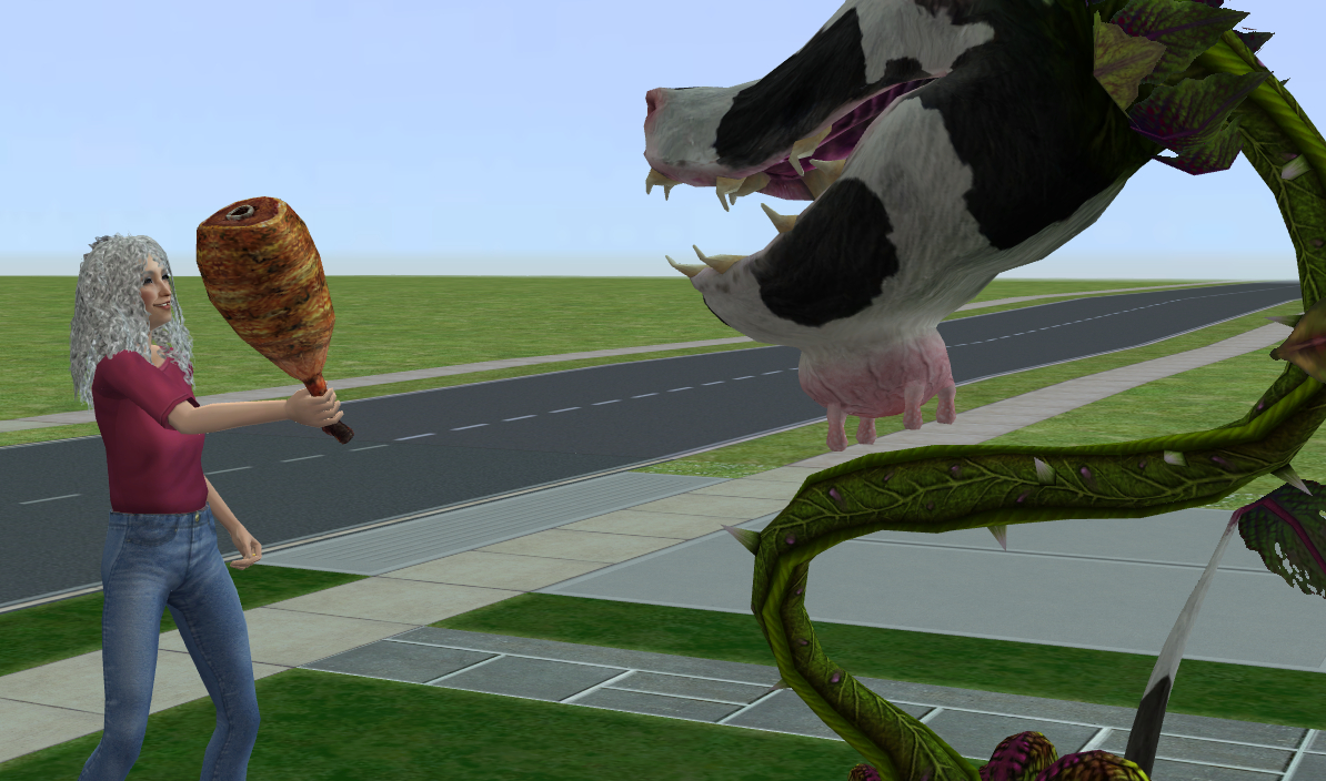 TheNinthWaveSims: The Sims 2 - Cow Plant Feeder (Teen Elder) Career UNI ...