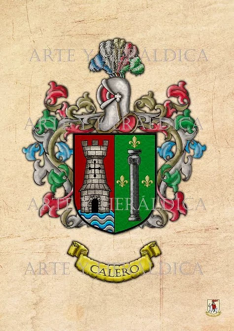 Todo de heráldica: Calero escudo Heráldico (escudo e Historia)